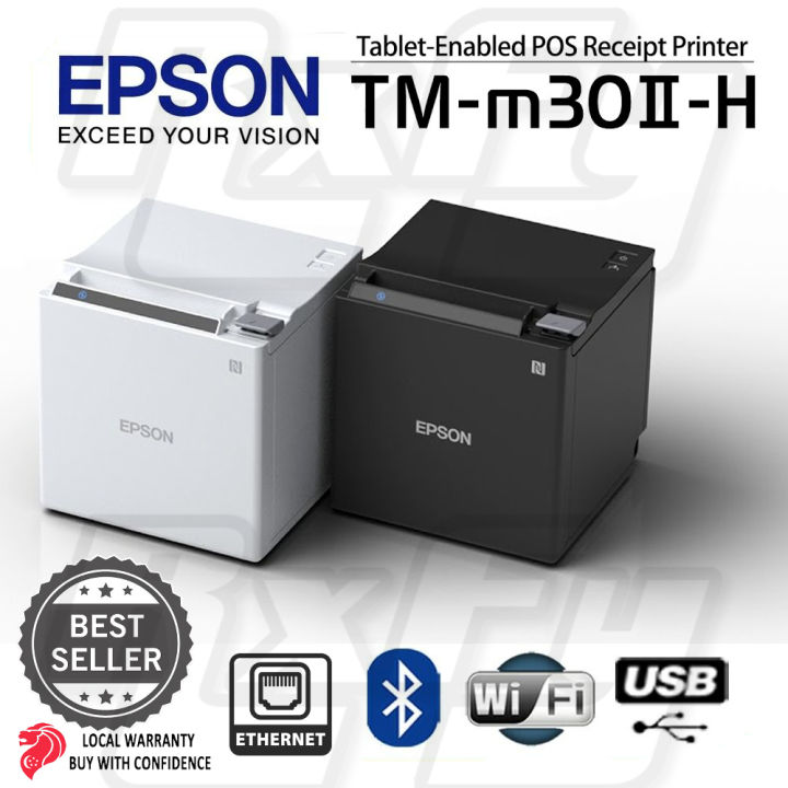 Epson TM-M30II tm-m30 Receipt Printer mPOS POS Shopify Bluetooth USB ...