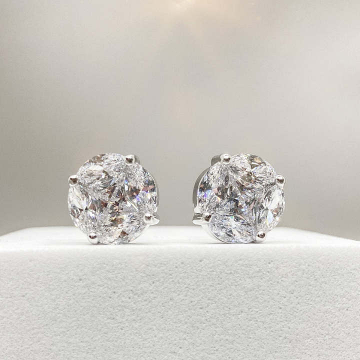 JACATEL George Illusion Earring Studs | Lazada PH