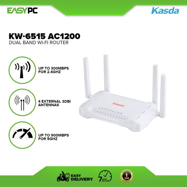 Kasda KW-6515 AC1200 Dual Band Wi-Fi Router, for Faster WiFi data ...