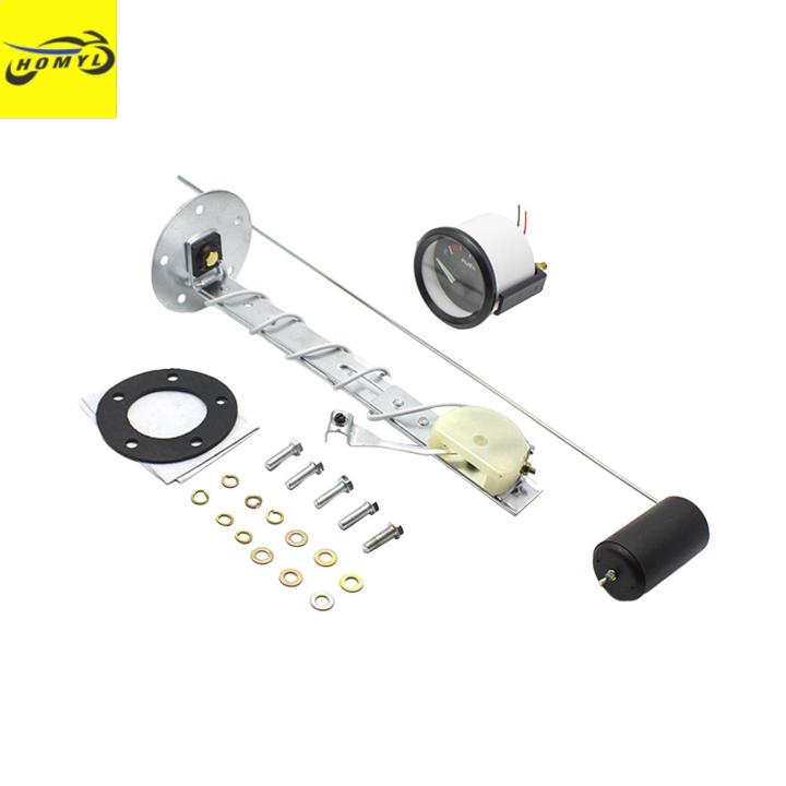 Homyl 2" 12V Car RV Boat Fuel Tank Meter Gauge Professional Tank Level ...