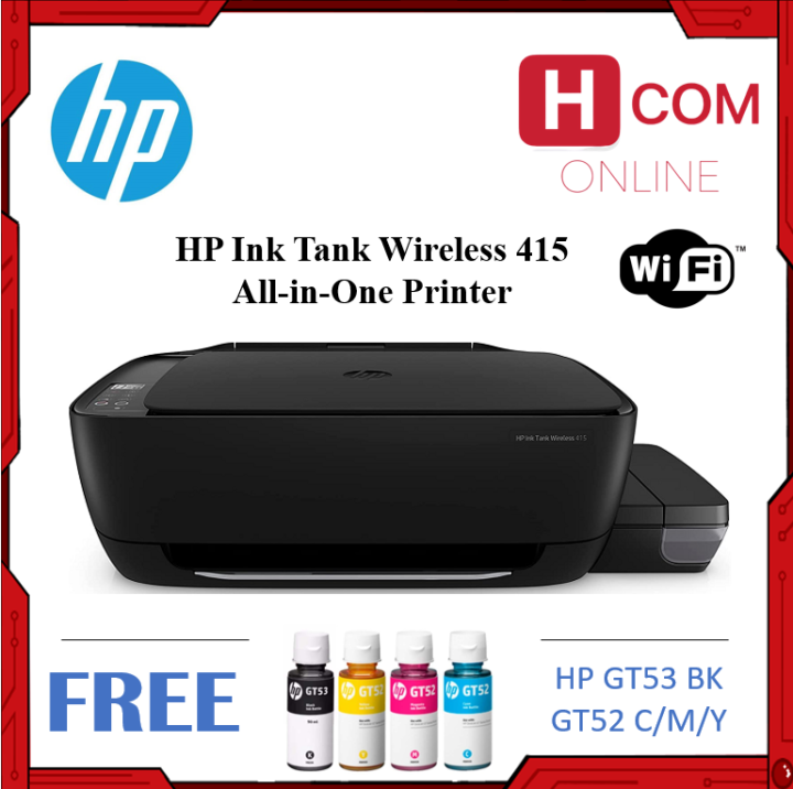 HP Ink Tank 415 Wireless All-in-One Printer - Print / Scan / Copy ...