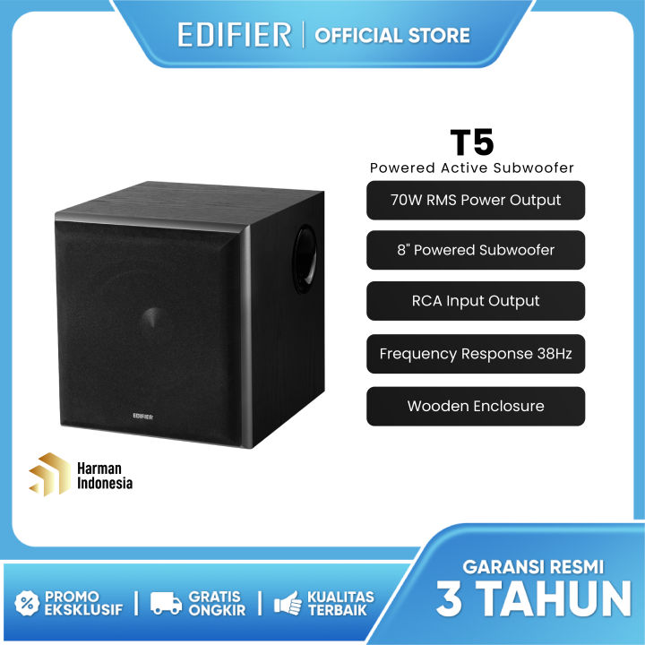 EDIFIER T5 Powered Active Subwoofer | Lazada Indonesia