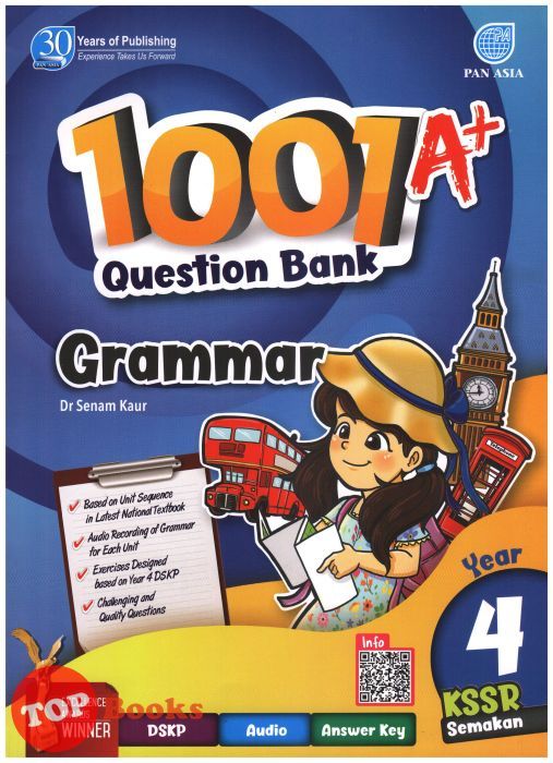 [TOPBOOKS Pan Asia] 1001 A+ Question Bank Grammar Year 4 KSSR Semakan ...
