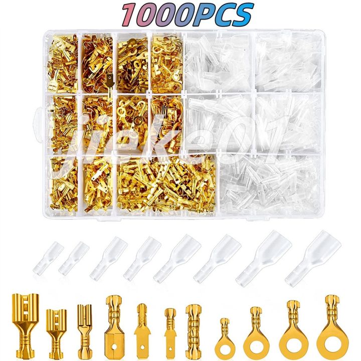 360/1328PCS Insulated Male Female Wire Connector 2.8/4.8/6.3mm ...