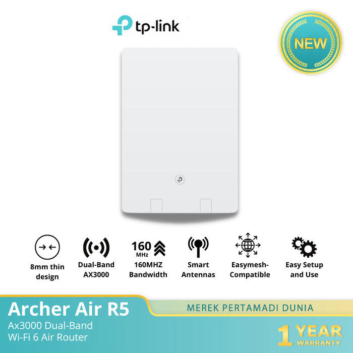 Archer Air R5 TP-LINK AX3000 Dual-Band Wi-Fi 6 Air Router | Lazada ...