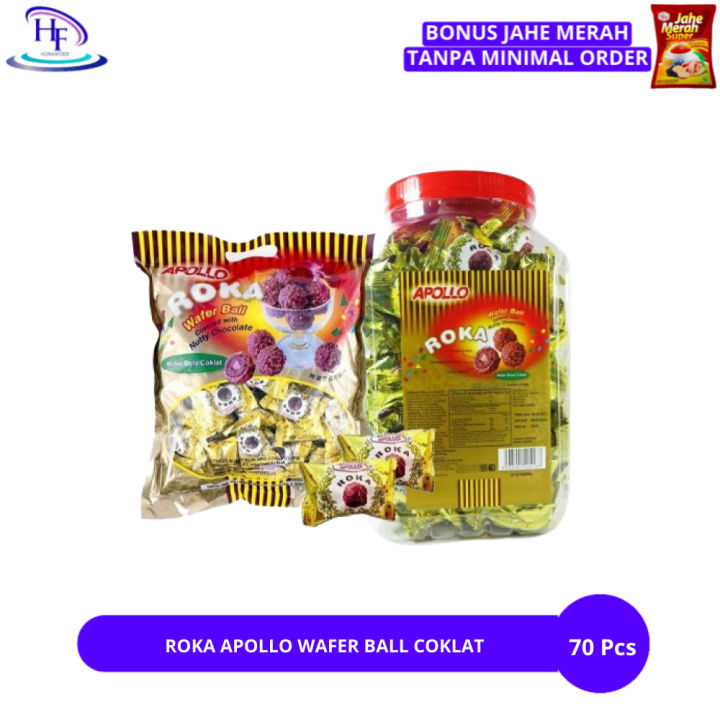 Roka Apollo Wafer Ball Coklat Exp Maret 2025 / Wafer coklat kiloan ... Roka Apollo Wafer Ball Coklat Exp Maret 2025 / Wafer coklat kiloan ...