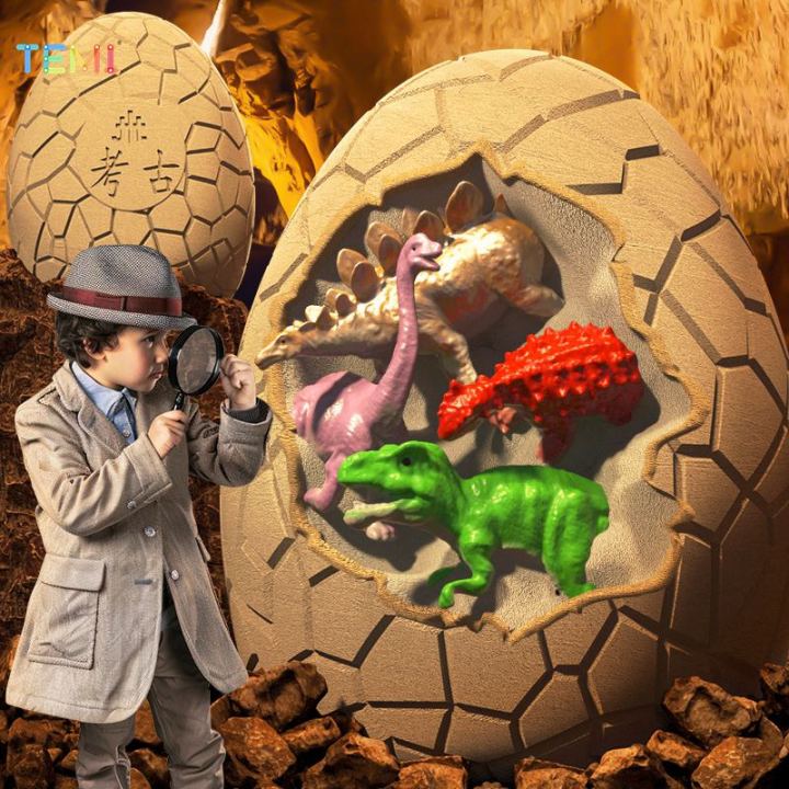 TEMI Dinosaur Egg Archaeological Excavation Serie Model Scientific ...