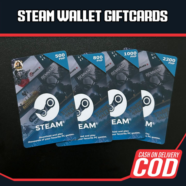 Steam Wallet Codes (High Denomination) - Redeemable Cards | Lazada PH