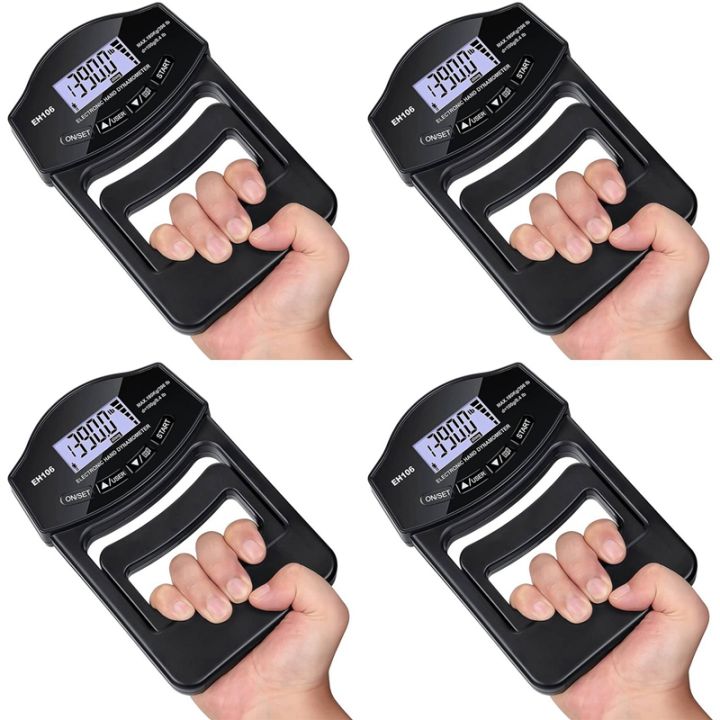 【Planet age】4X Grip Strength Tester, 396Lbs/180Kg Digital Hand ...