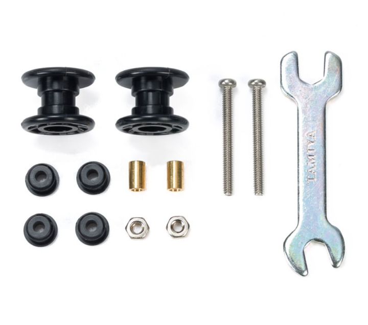Tamiya mini 4wd Low Friction Plastic Double Rollers Roller 13 - 13mm ...