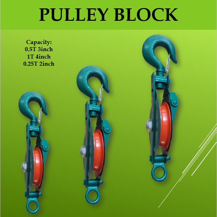 Heavy Duty Pulley Block 0.25T 0.5T 1T / Lifting Pulley Blocks | Lazada PH