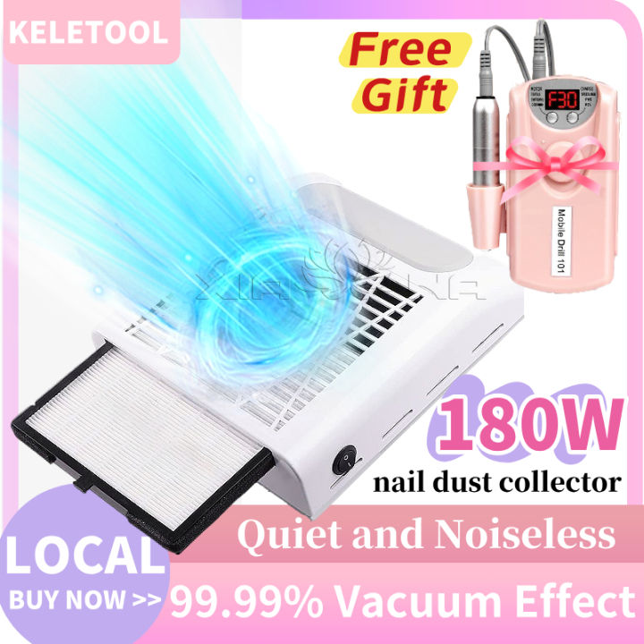 Sg Local Nail Dust Collector Nails Vacuum Cleaner Clean Dust Extractor ...