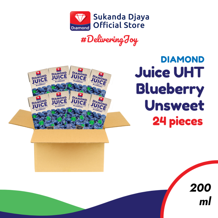 Diamond Juice UHT Blueberry Unsweet 200 ML | Lazada Indonesia