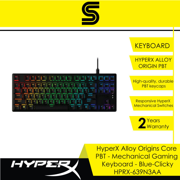 HyperX Alloy Origins PBT Mechanical Gaming Keyboard | Lazada