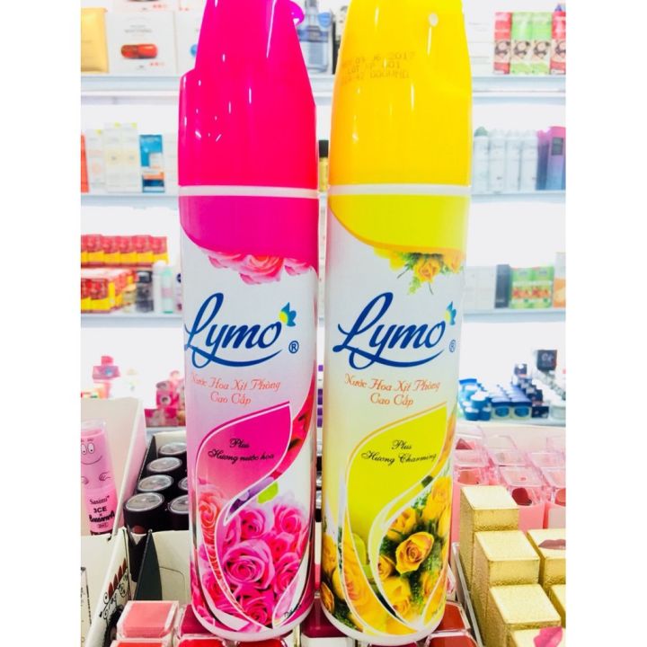 Chai xịt thơm phòng hương nước hoa nhãn hiệu Lymo - Xịt thơm xe thơm ...