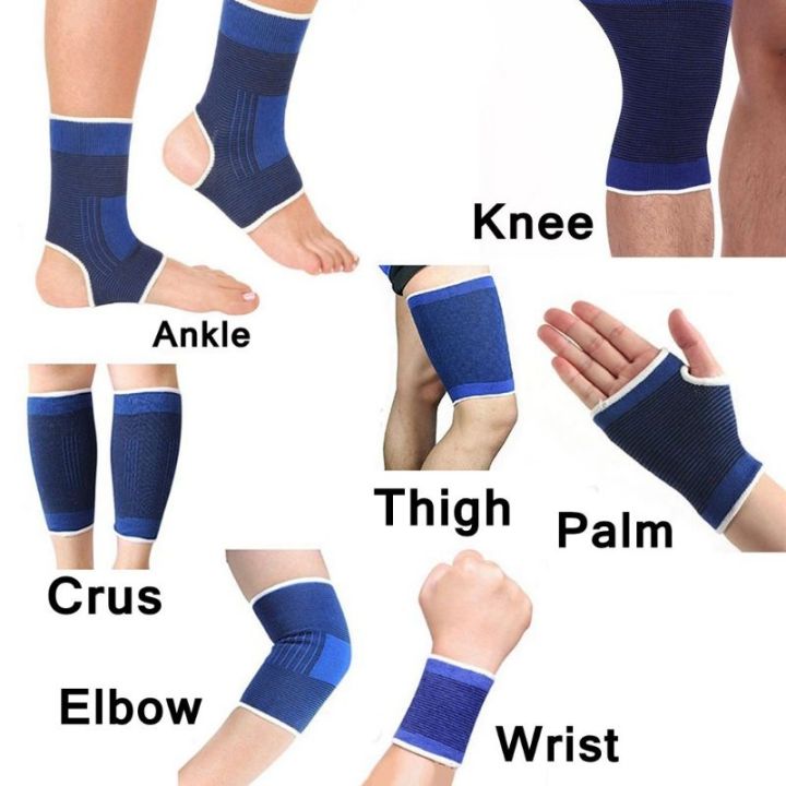 1 PC Pair Thigh/Knee/Elbow/Hand Support Compression Wrap Strap ...