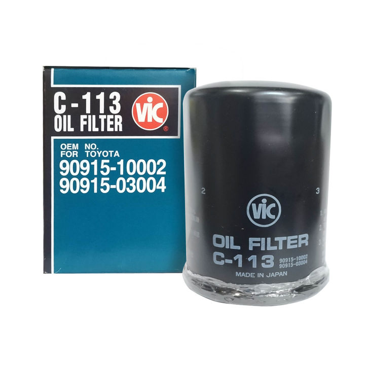 VIC Oil Filter C-113 for Toyota Camry 2.4 ( 2AZ-FE ) / Toyota Rav-4 2.4 ( 2AZ-FE ) / Toyota ...