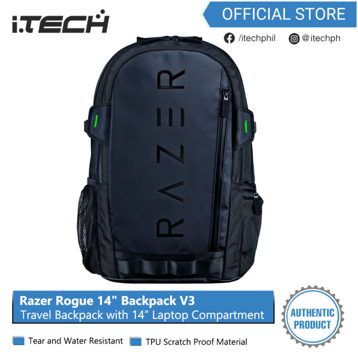 Razer Rogue 14" Backpack V3 Compact Travel Backpack with 14" Laptop ...