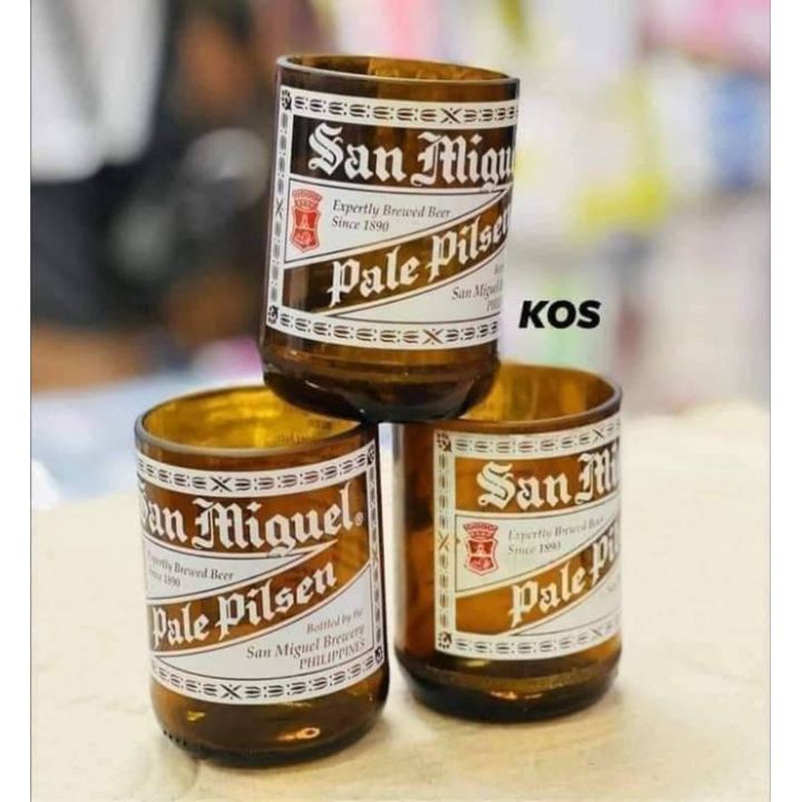 【GFPD】 San Miguel Pilsen walwal glass | Lazada