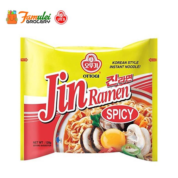 Ottogi Jin Ramen Spicy Flavor 120g | Lazada PH