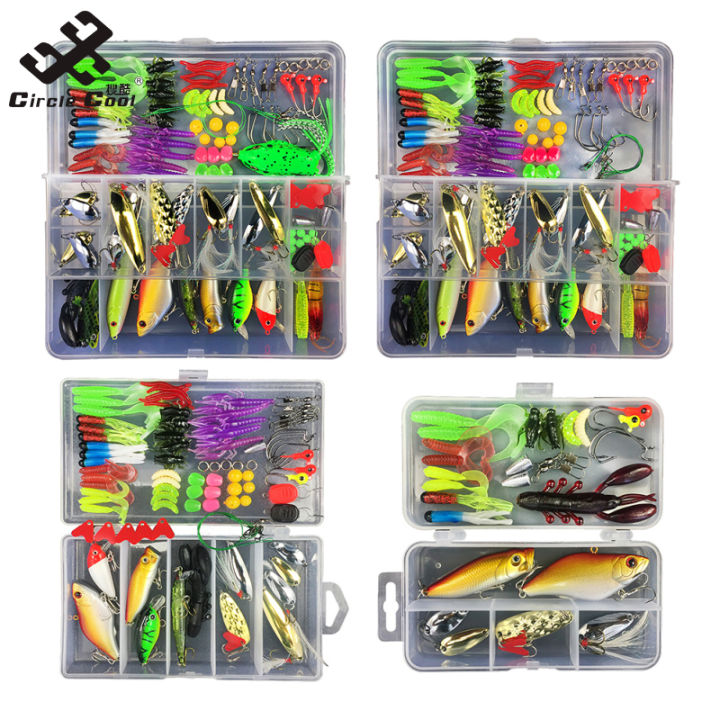 Circle Cool Fishing Lures Baits Tackle Fishing Accessories With Tackle Box And Fishing Gear ...