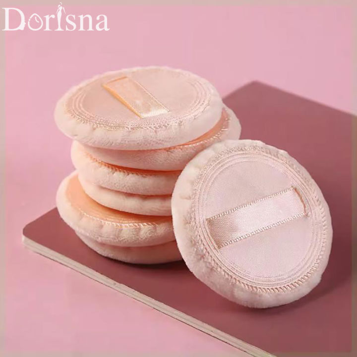 Dorisna Pure Cotton Powder Puff Velour Puff Makeup Setting Applicator ...