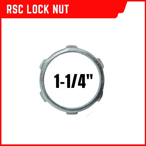 RSC Rigid Steel Conduit Lock Nut (AVAILABLE SIZES: 3/4", 1", 1-1/4 ...