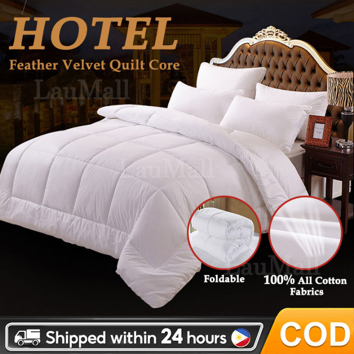 All Cotton Hotel Quilt Core 100% Polyester Fibre Comfortable Quilt Core ...