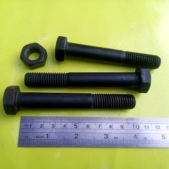 BAUT BAJA HTB 8.8 M14 X 100 HALF DRAT / BAUT 22 KUNCI 22 / BAUD HALF ...