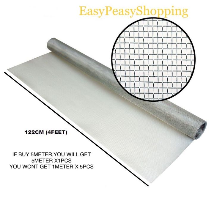 4 x 1Meter Jaring Nyamuk Aluminium /Aluminium Netting Insect Screen ...