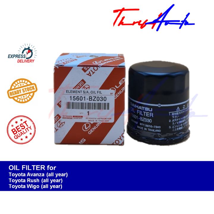 Oil Filter (15601-BZ030) for Toyota Avanza, Toyota Rush, Toyota Wigo ...