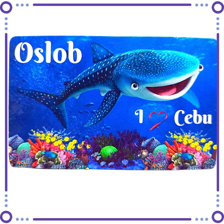 Oslob Cebu Souvenir Rubber Ref Magnet | Lazada PH