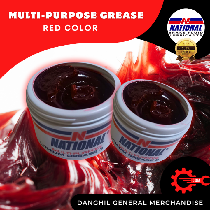 NATIONAL Multi-Purpose Lithium Red Colored Grease 3 | Lazada PH