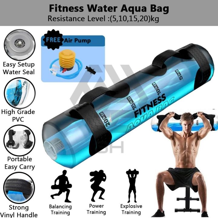 3H Fitness Water Aqua Bag Weight Training Bag for Fitness Workout ...