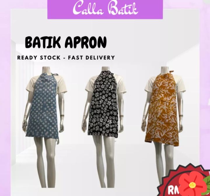 ( READY STOCK) BA0132 Batik Handmade Apron Malaysia Batik souvenir ...