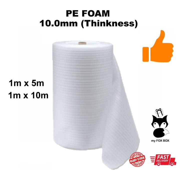 My Favor Packaging PE Foam 10mm x 1M x 5M Roll PE FOAM POLYETHYLENE ...