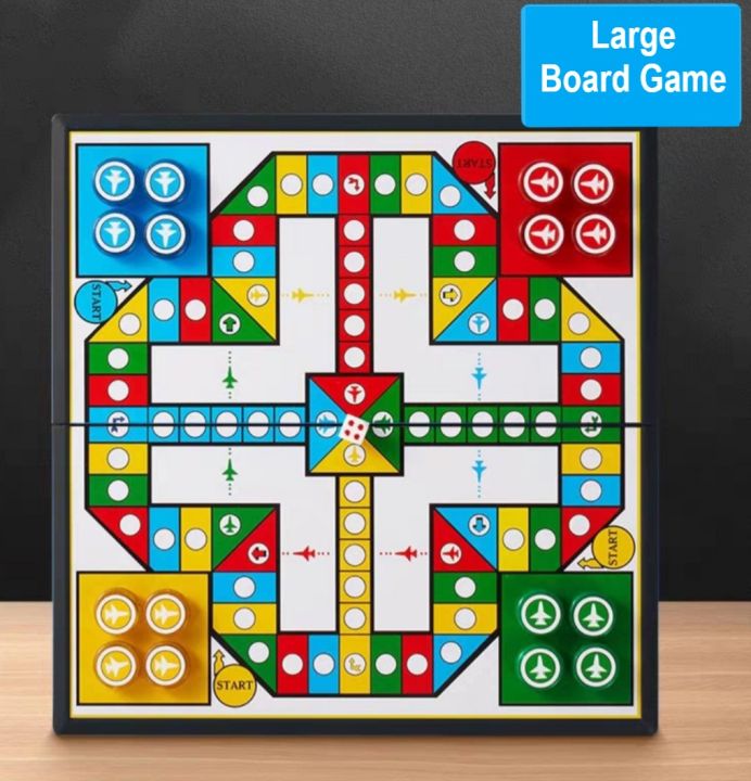 (SG Stock New Design) Large Magnetic Aeroplane Flying Chess Board Game ...