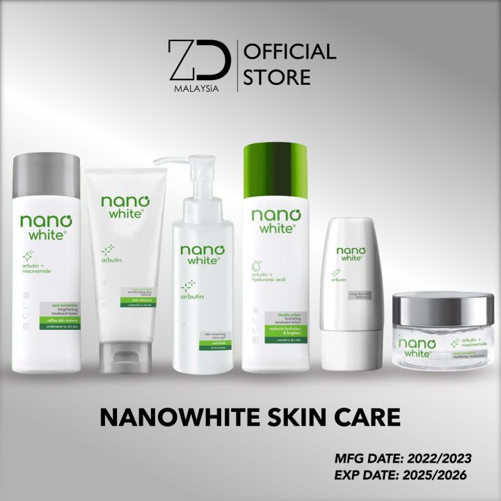 NANOWHITE SKIN CARE[ARBUTIN ALL NEW](nanowhite toner/microfoliating ...