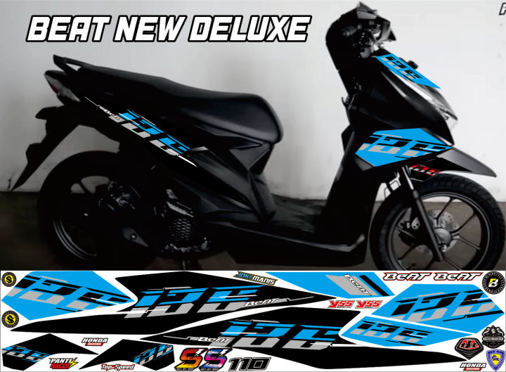 STRIPING BEAT DELUXE 2020 2024 VARIASI MOTOR BEAT DELUXE ISS STIKER ...
