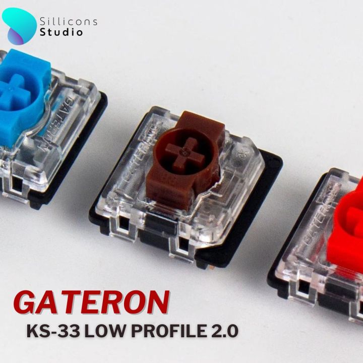 Gateron KS-33 Low Profile 2.0 Mechanical Switch Set | Lazada.co.th