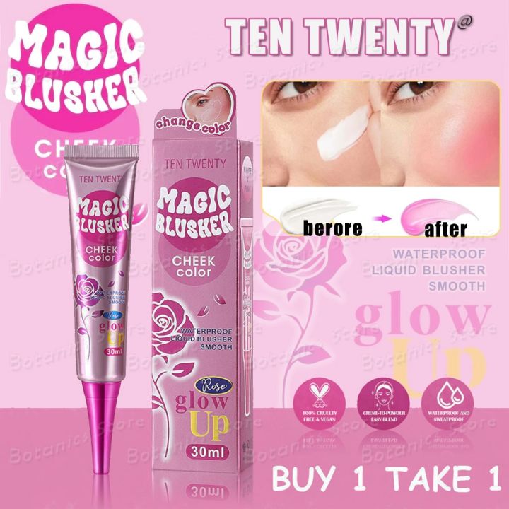 Real Rose magic blusher cheek color long lasting liquid blusher For a ...