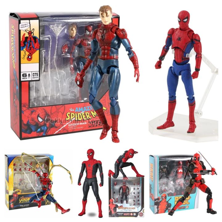 Marvel Mafex 047/075/081/082/103/113 Avengers Spiderman MAF075 The ...