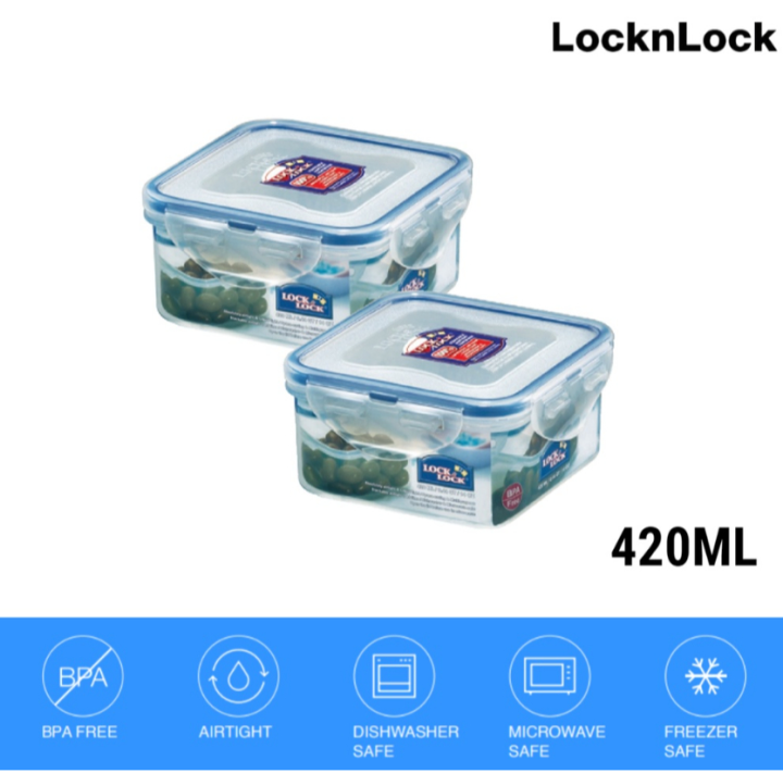 LocknLock Official Classic Food Container 420ML (HPL-850) | Lazada