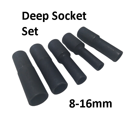 EMERISON 8-16mm 1/2 inch Drive Deep Impact Box Socket Set Heavy Duty ...