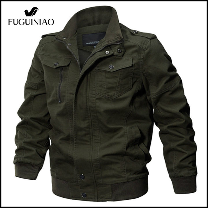 FUGUINIAO 2022 Military Jacket Men Cotton Jacket Coat Army Men's Pilot ... FUGUINIAO 2022 Military Jacket Men Cotton Jacket Coat Army Men's Pilot ...