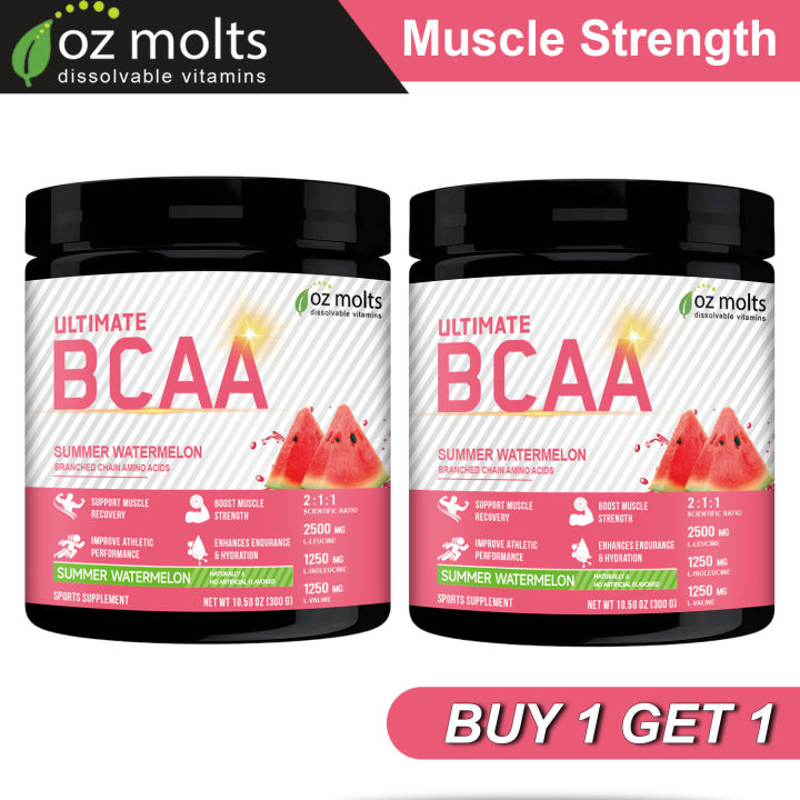 Ozmolts Ultimate BCAA Powder Amino Acid Supplement for Gym Support ...