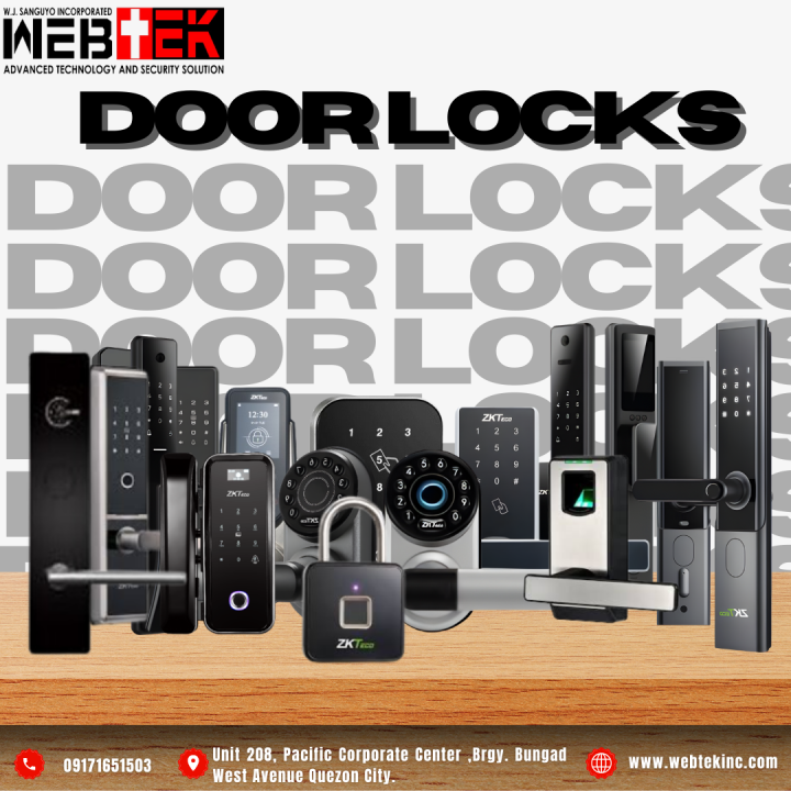 ZKTeco GL300 || GL300W Door Locks | Lazada PH