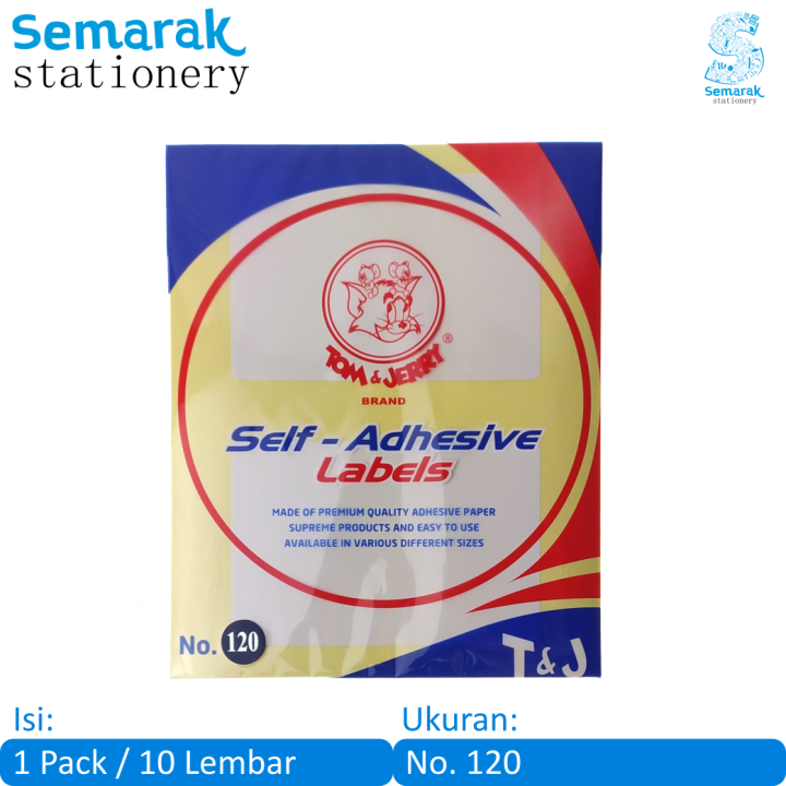 Tom & Jerry Self-Adhesive Labels Sticker Label No. 120 [1 Pack / 10 ...