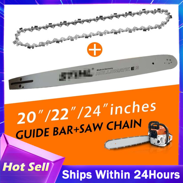 chain saw guide bar chainsaw blade chainsaw chain 20 22 24 inches ...