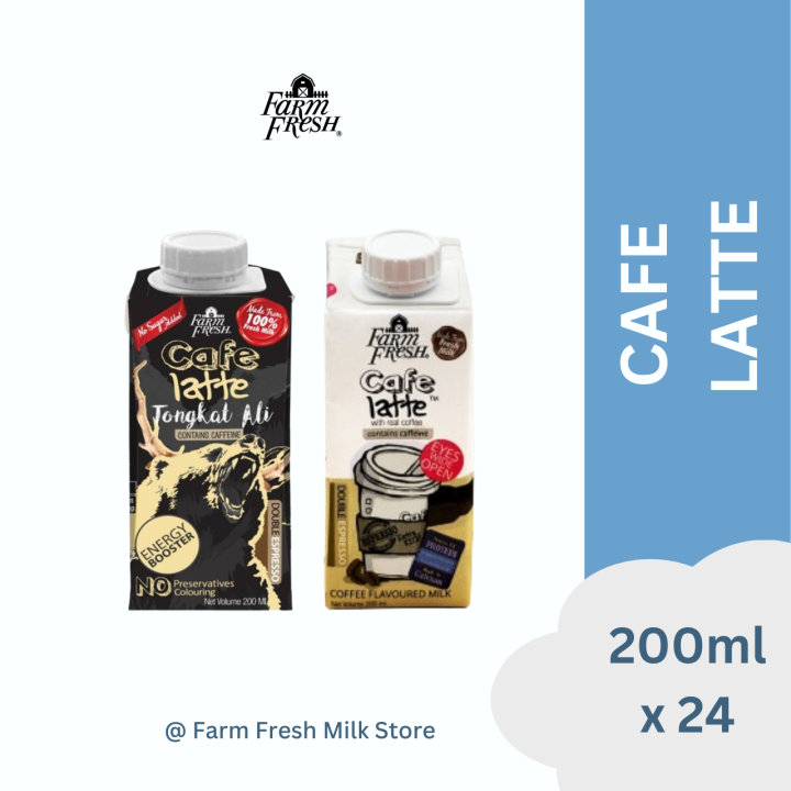 BUMPER SALES - Farm Fresh UHT Cafe Latte / Cafe Latte Tongkat Ali, 1 ...
